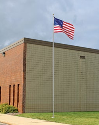 25' Commercial/Residential Sectional Flagpole Kit — Sunward Flag