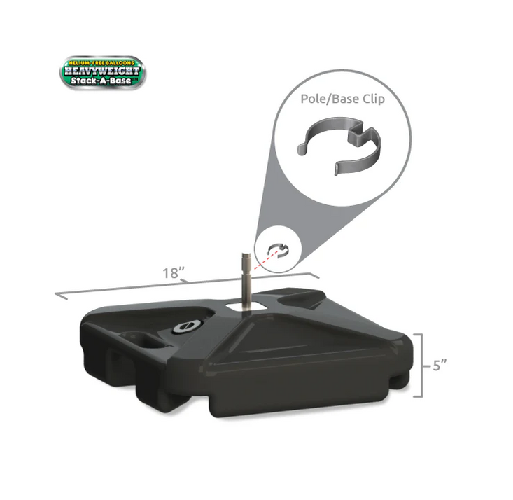 Fillable Weighted Base Stand — Sunward Flag