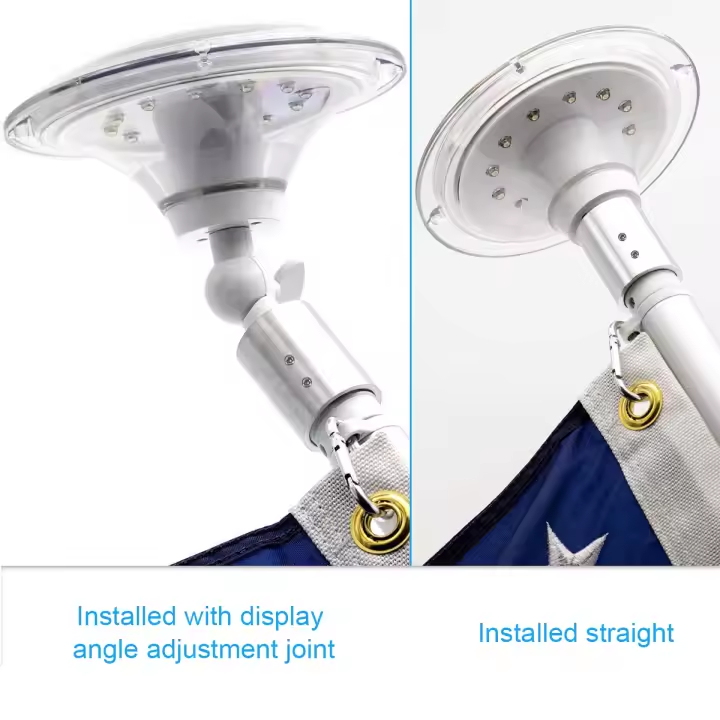 House Pole Light - Solar Outrigger Light — Sunward Flag