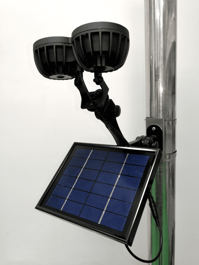 Double Spotlight - Solar Light — Sunward Flag